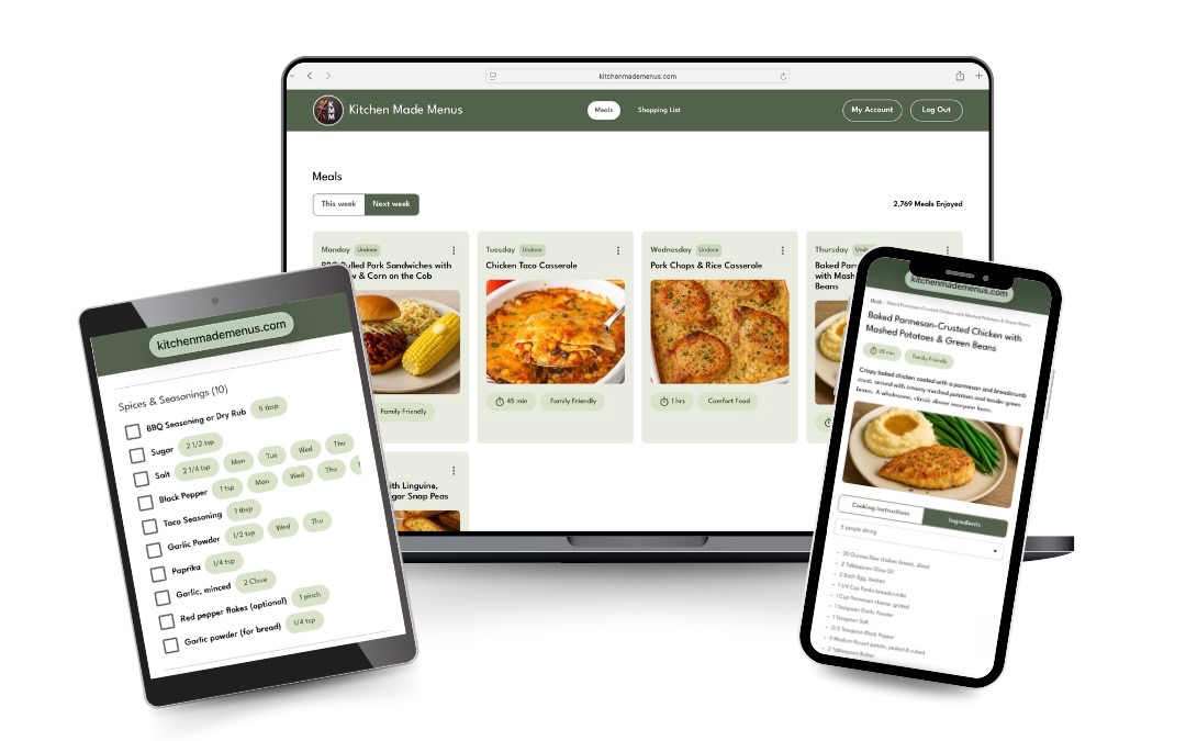 Kitchen Made Menus – Dinner made simple, so you can enjoy the moments ...